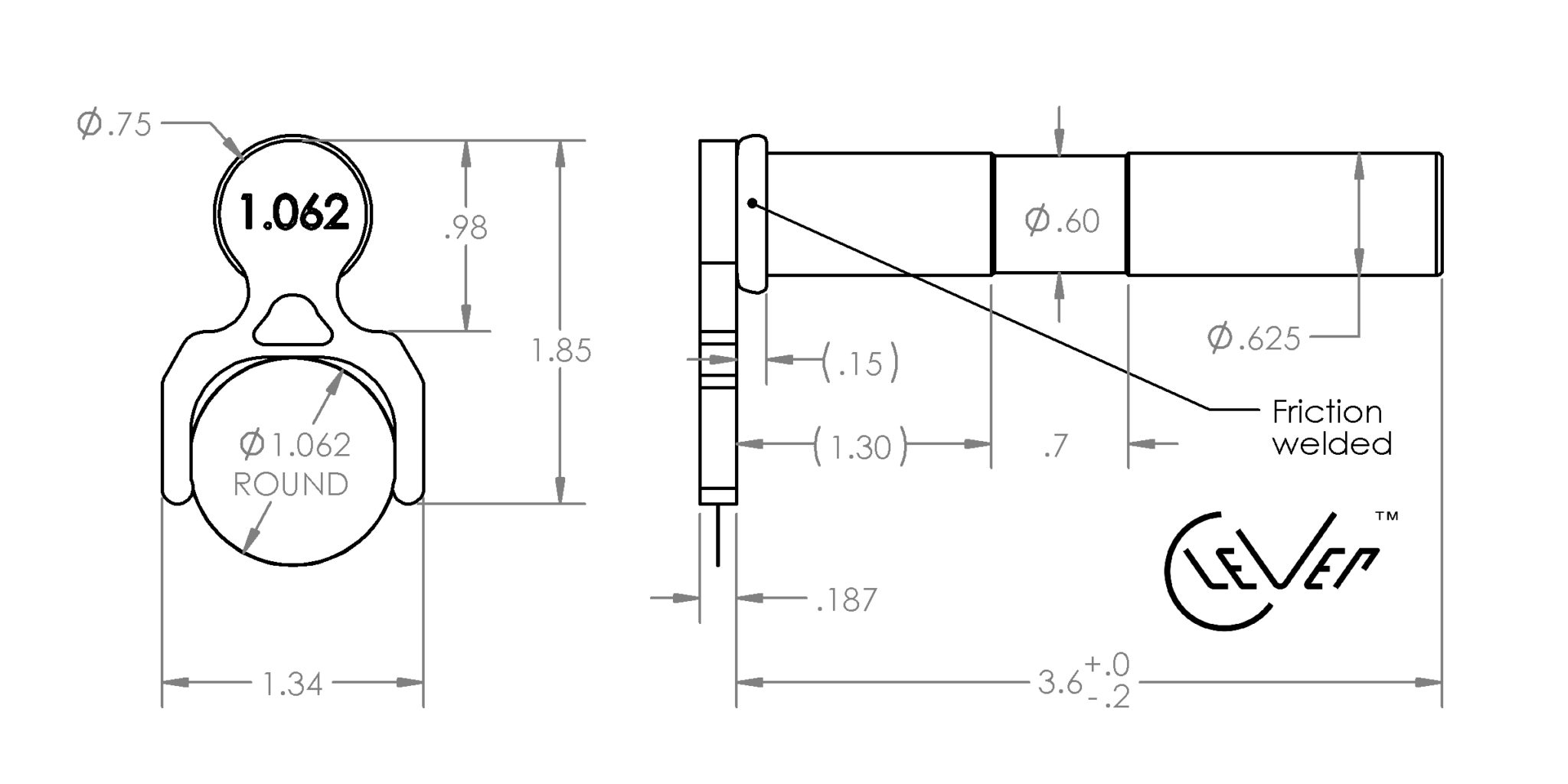 1.062" CleVer Bar Puller for cnc lathe - BAR PULL CNC